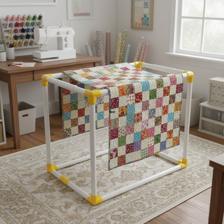 DIY PVC Quilting Frames (Floor + Handheld) — Free Plans & Parts List ...