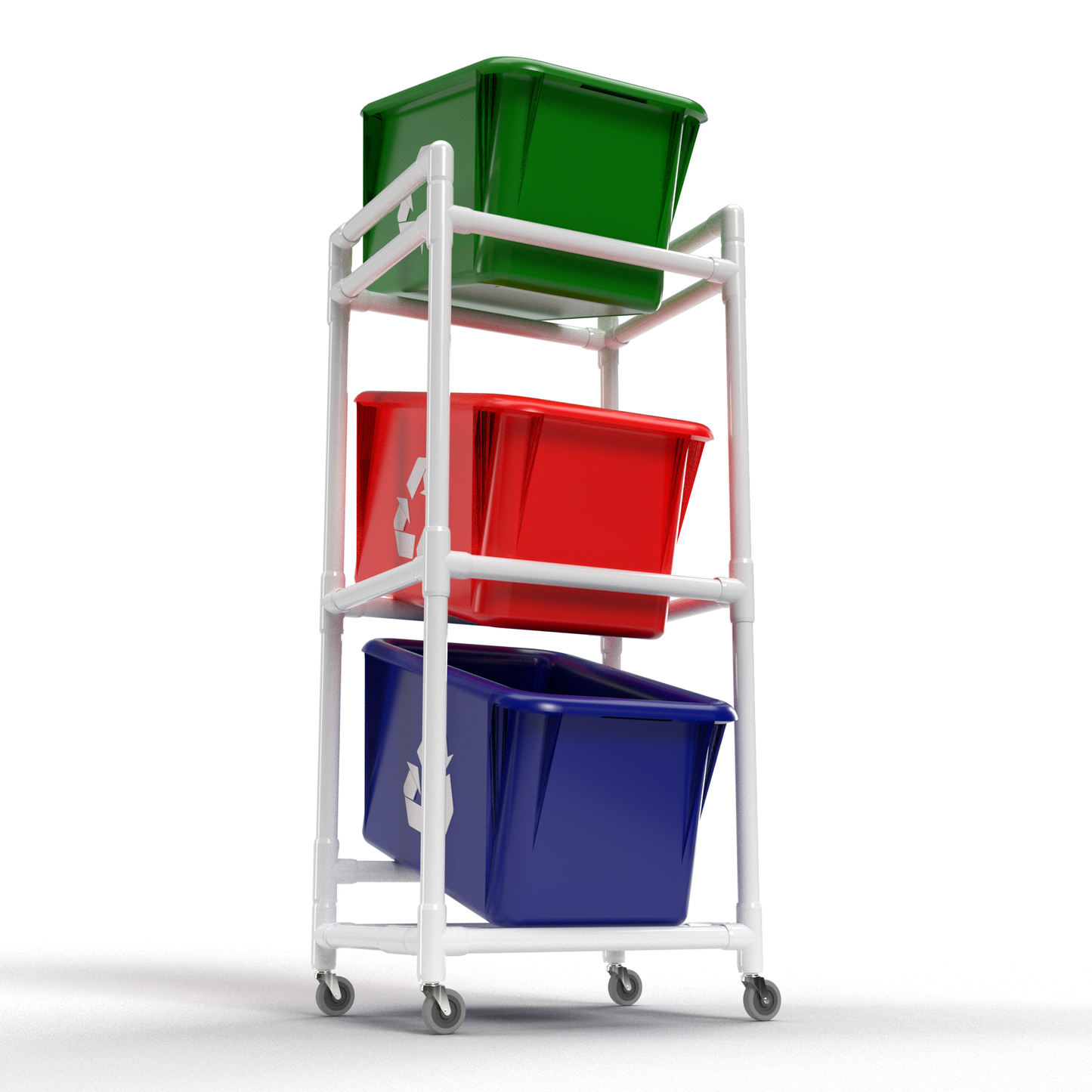 PVC Recycle Cart Plan - DIY PVC Project Plan | FORMUFIT