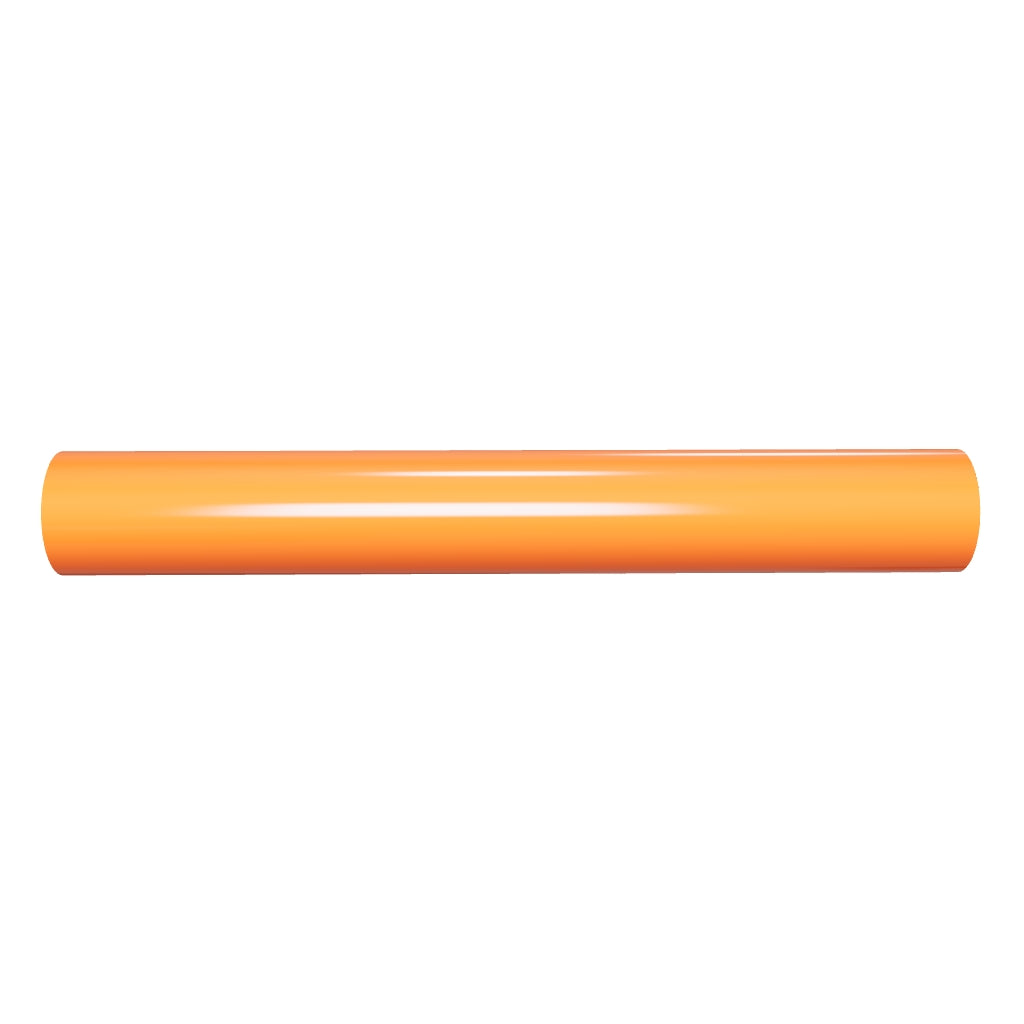 1 in. Sch 40 Furniture Grade PVC Pipe - Orange | FORMUFIT