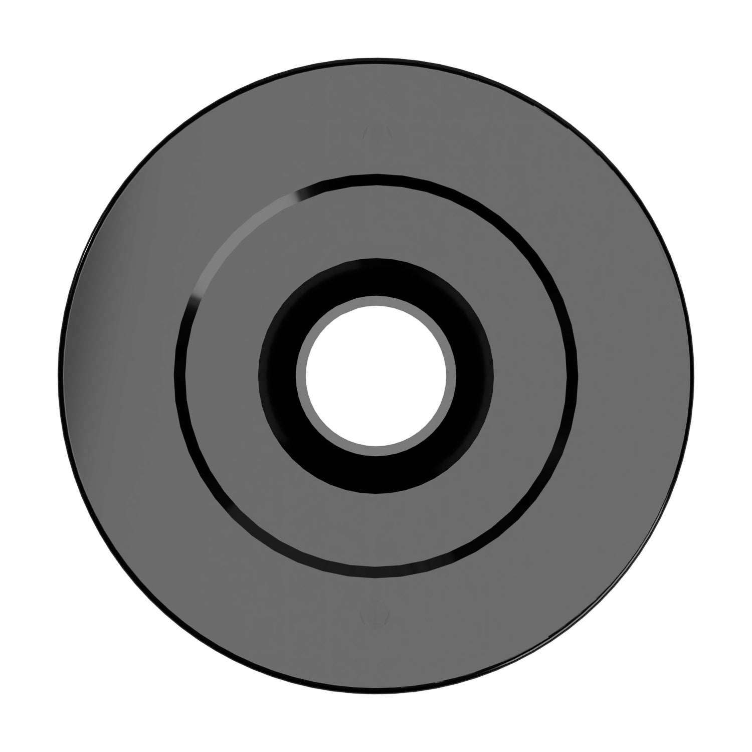 1-1/4 in. Caster Fitting Insert - Furniture Grade - Black | FORMUFIT