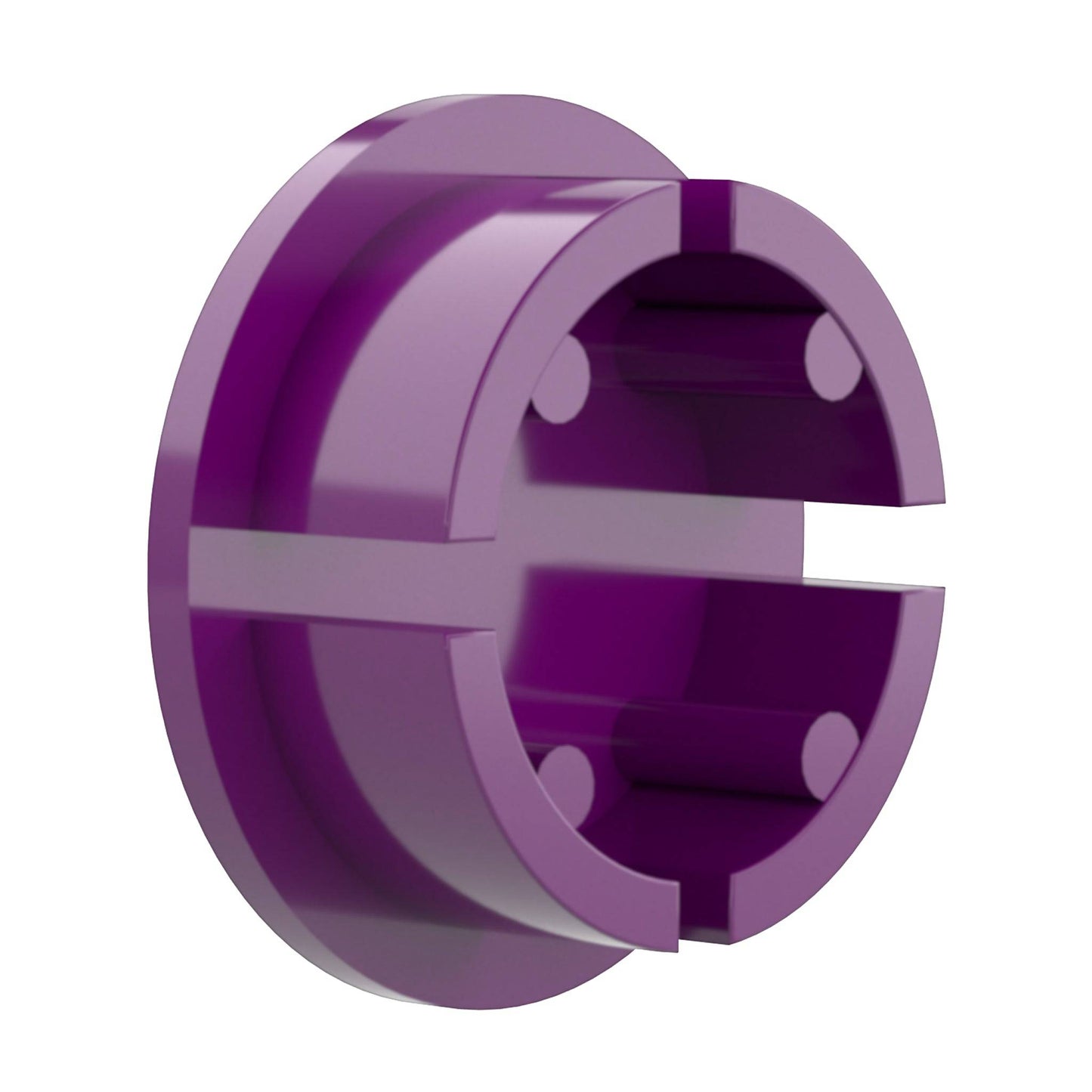 1 in. Internal Furniture Grade PVC Dome Cap - Purple | FORMUFIT