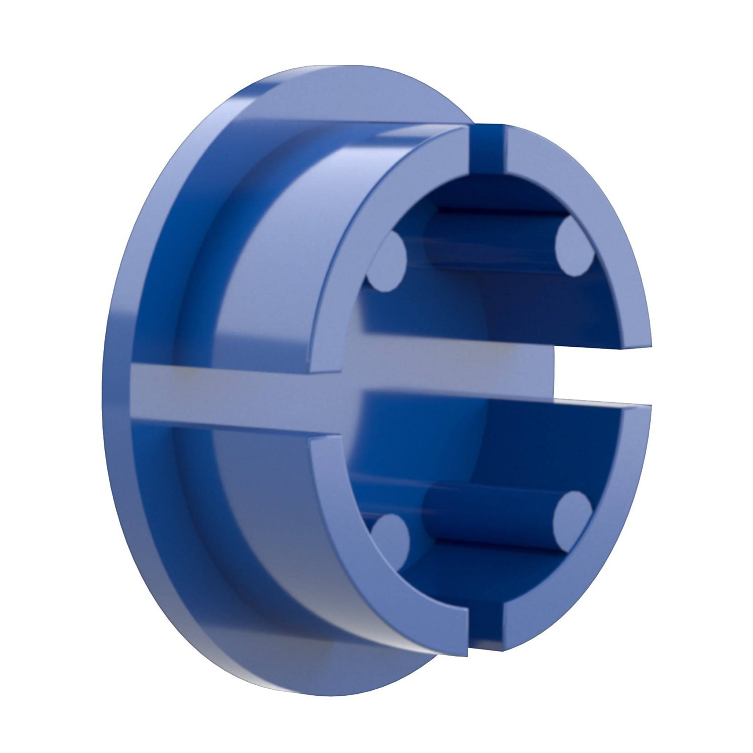 2 in. Internal Furniture Grade PVC Dome Cap - Blue | FORMUFIT