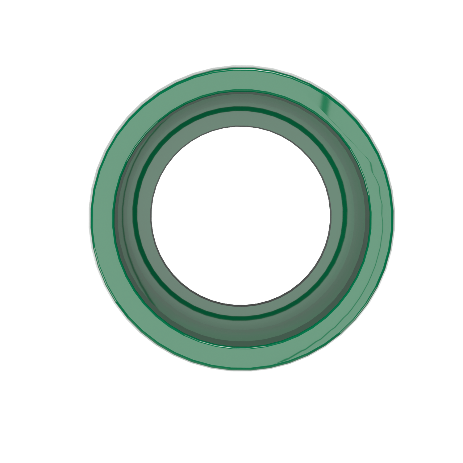 2 in. External Furniture Grade PVC Coupling - Green | FORMUFIT