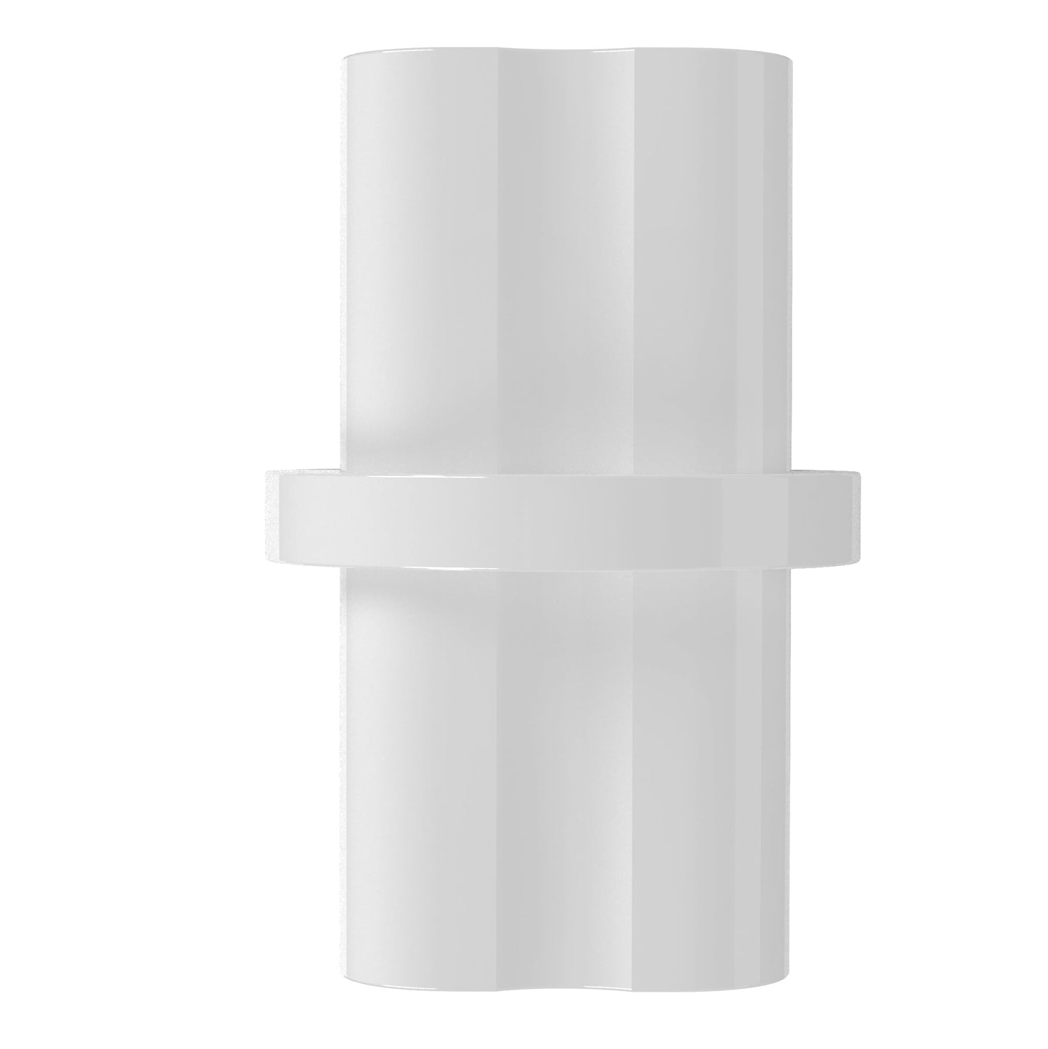 1-1/4 in. Internal Furniture Grade PVC Coupling - White | FORMUFIT