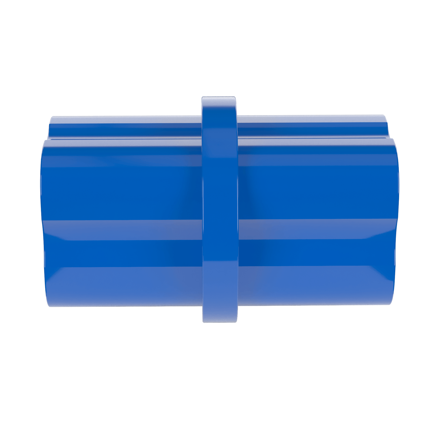 1 in. Internal Furniture Grade PVC Coupling - Blue | FORMUFIT