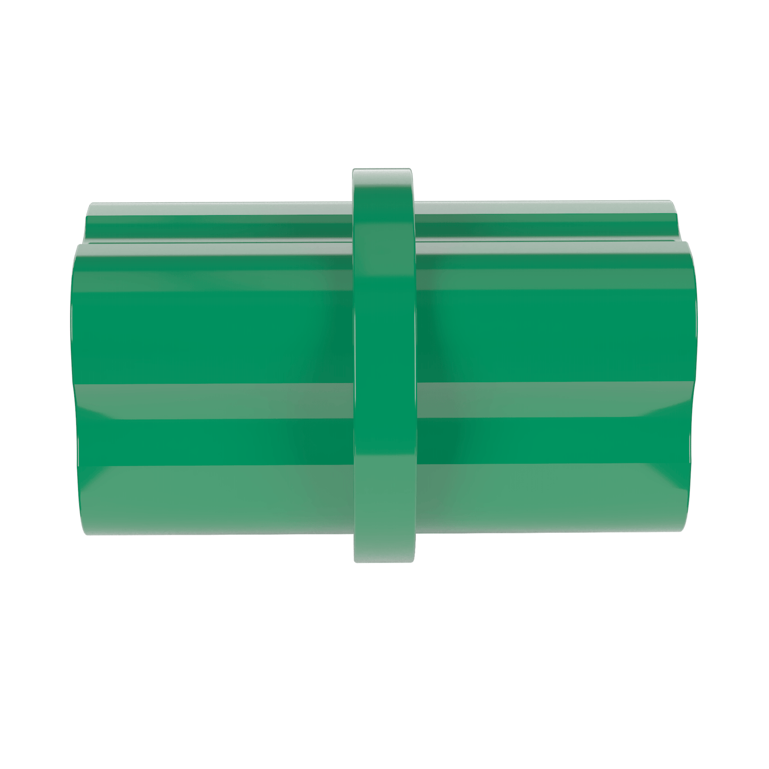 1 in. Internal Furniture Grade PVC Coupling - Green | FORMUFIT