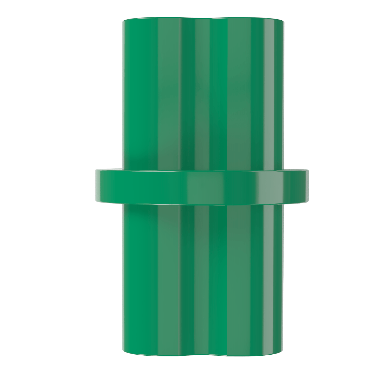 1 in. Internal Furniture Grade PVC Coupling - Green | FORMUFIT