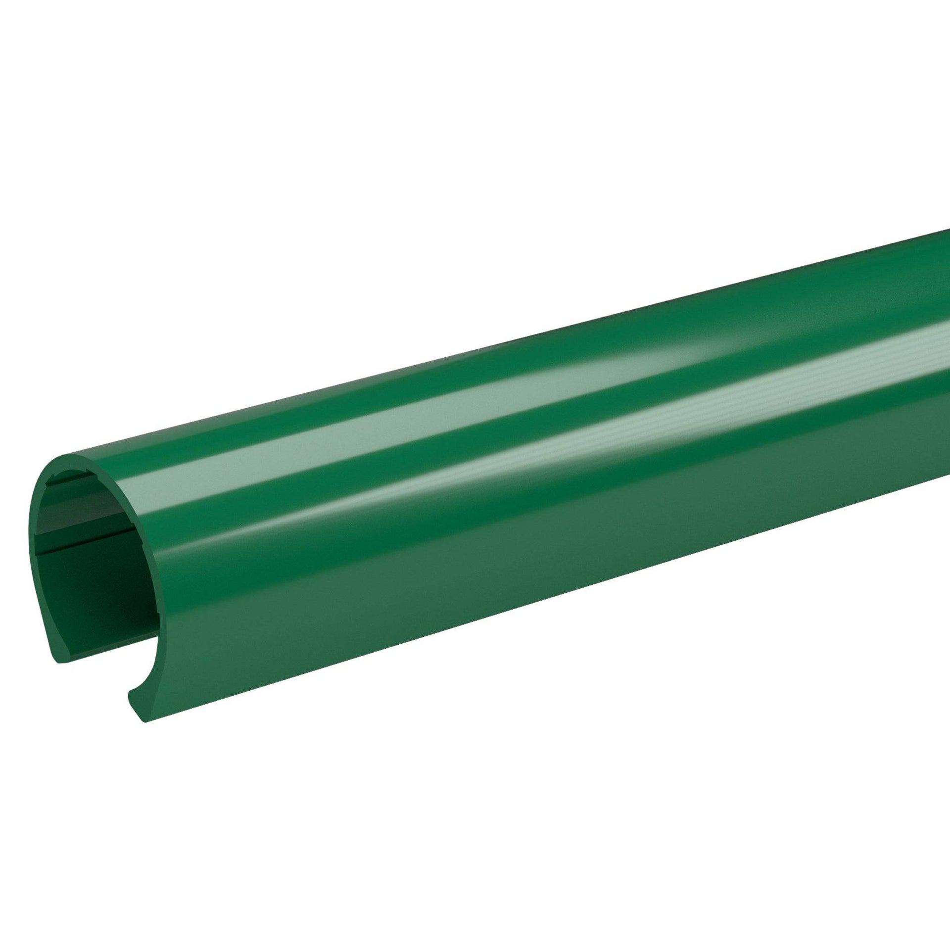 1-1/4 in. x 40 in. PipeClamp PVC Material Clamp - Green | FORMUFIT