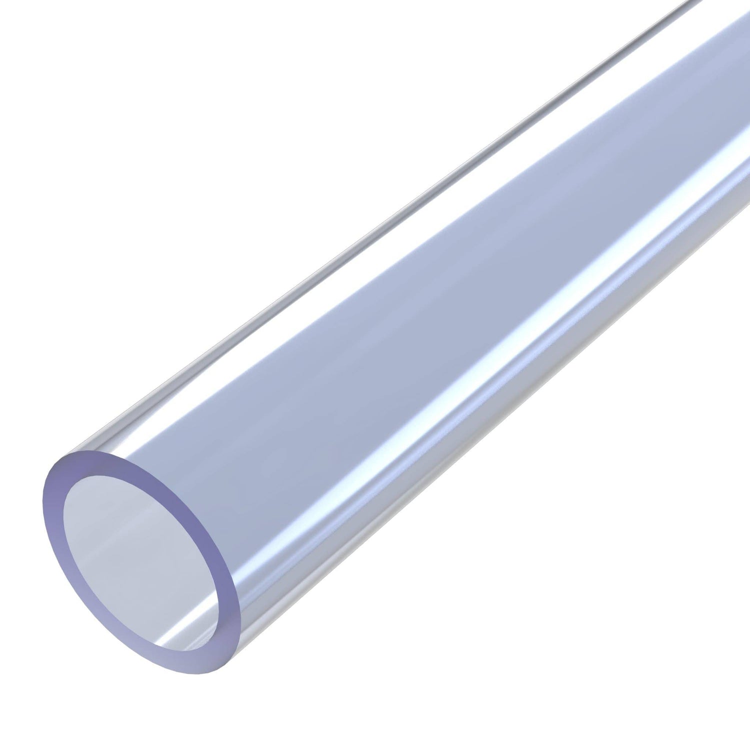 1-1/4 in. Sch 40 Furniture Grade PVC Pipe - Clear | FORMUFIT