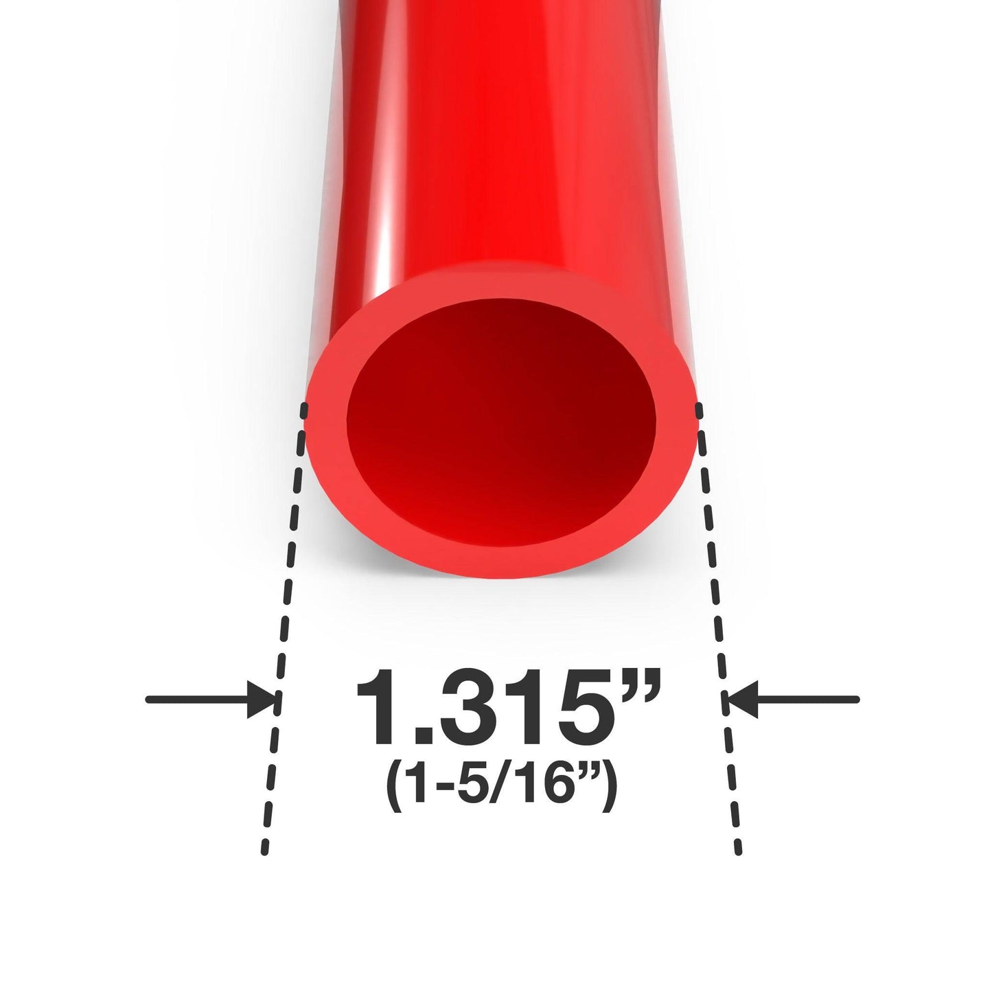 1 in. Sch 40 Furniture Grade PVC Pipe - Gray | FORMUFIT