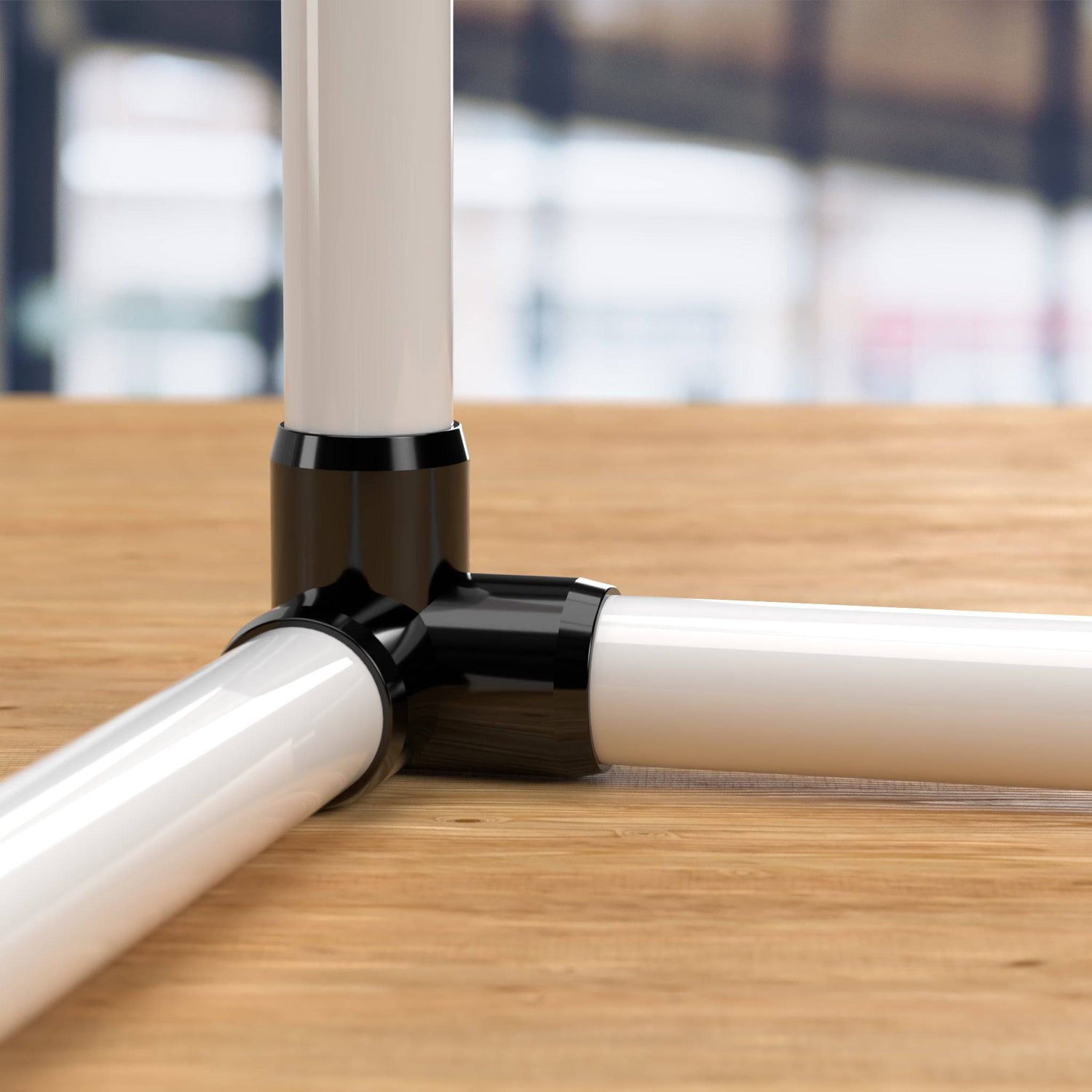 3-Way PVC Fitting Corner - Furniture Grade | FORMUFIT Premium Fittings