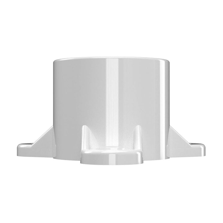 1 in. Table Screw Furniture Grade PVC Cap - White | FORMUFIT