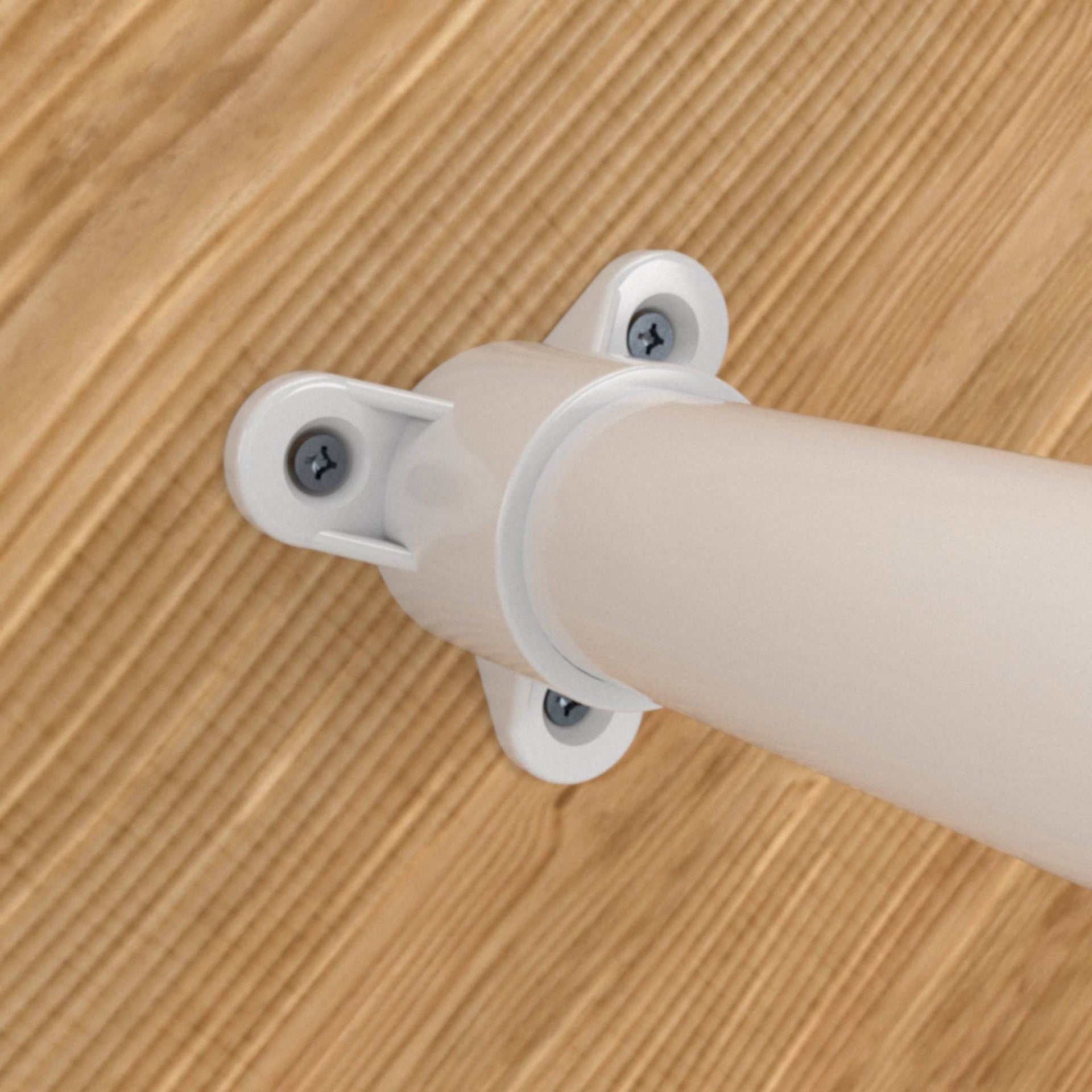 1 in. Table Screw Furniture Grade PVC Cap - White | FORMUFIT