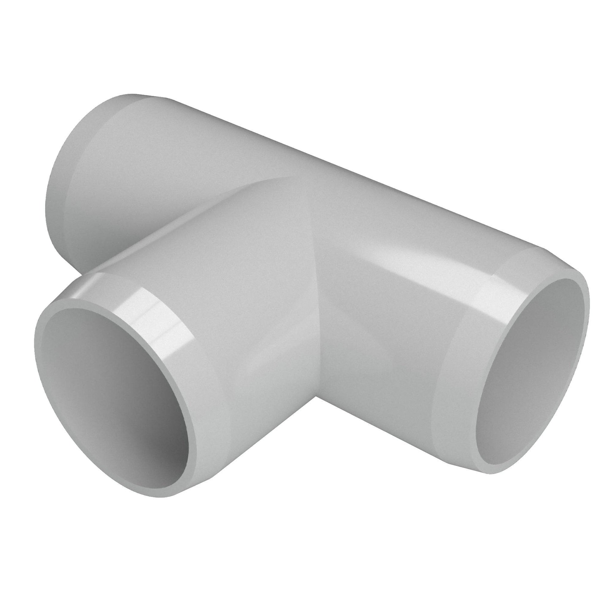 Standard PVC Tee | FORMUFIT Premium Furniture Grade Fittings
